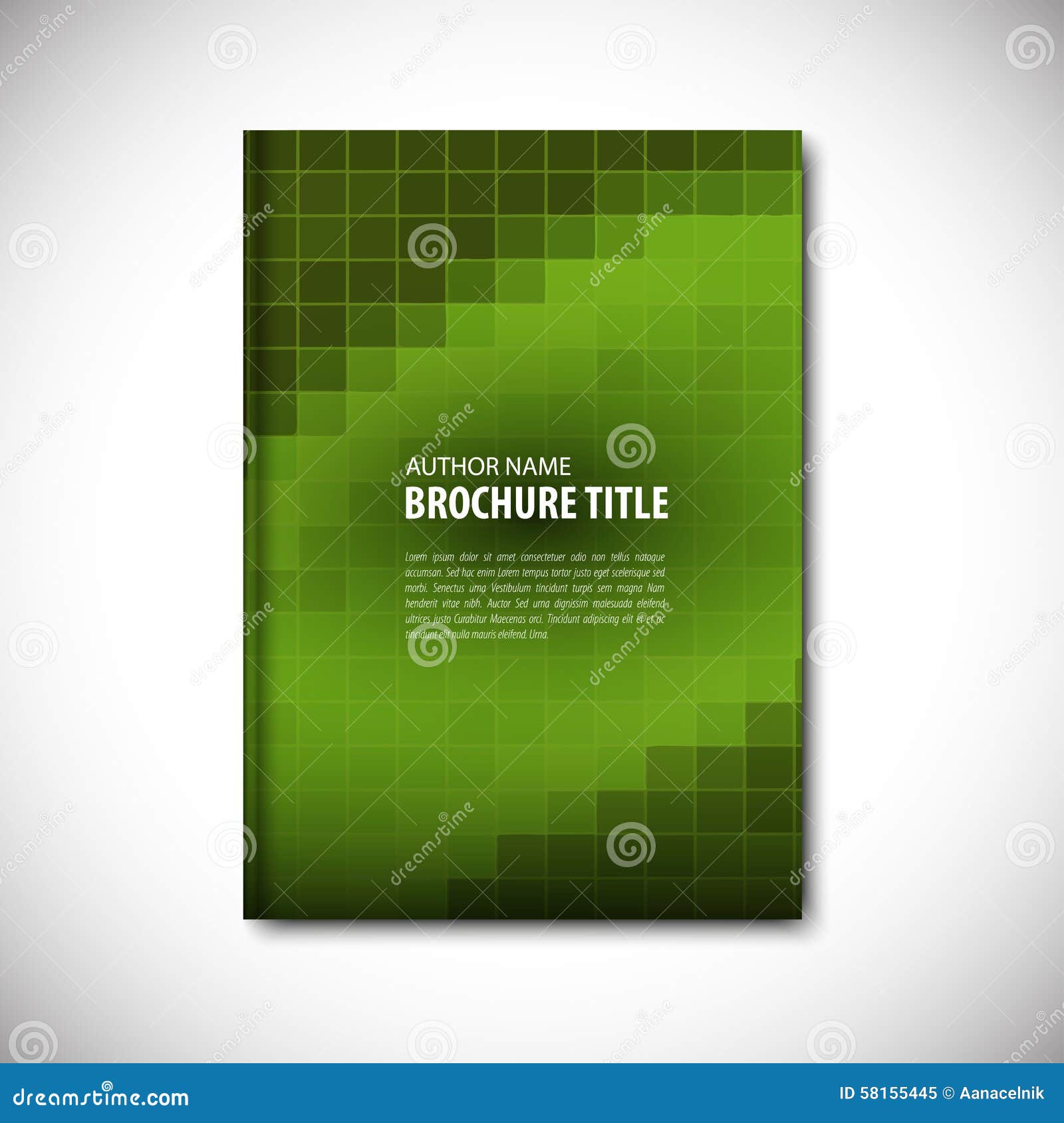 Brochure template stock vector. Illustration of modern - 58155445