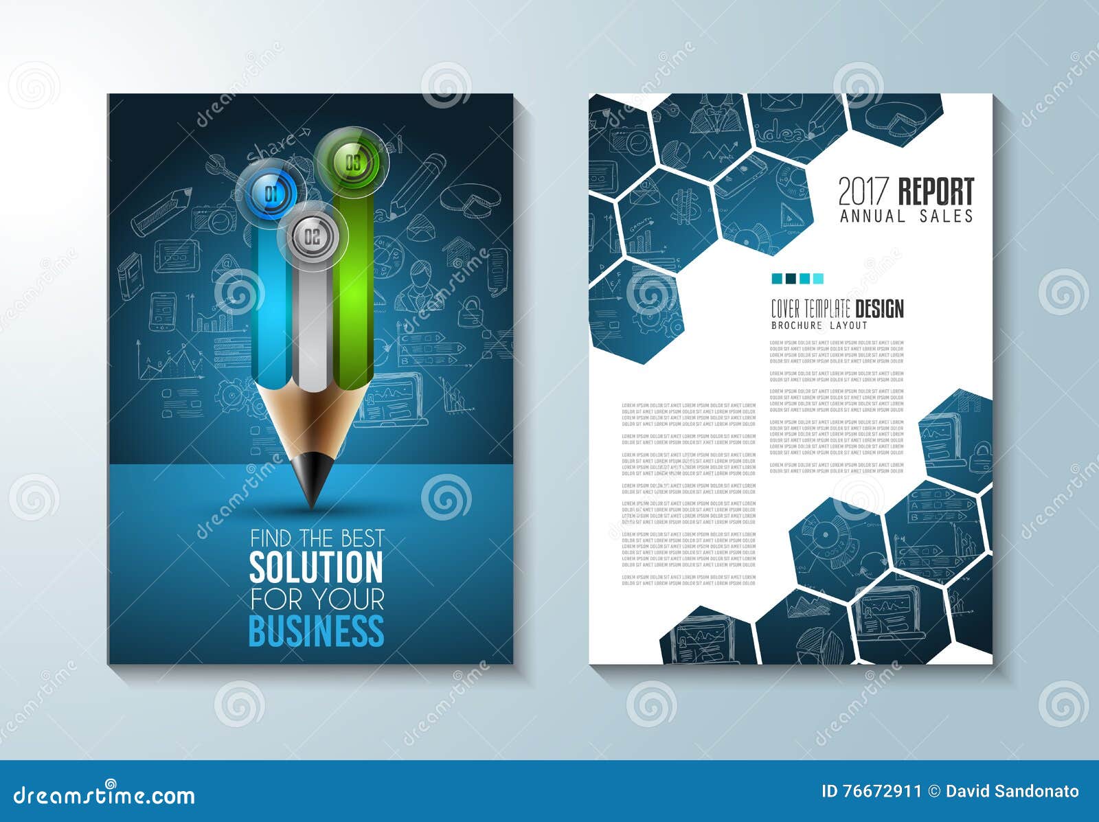 Brochuremalplaatje, Vliegerontwerp of Depliant-Inham Vector Illustratie ...