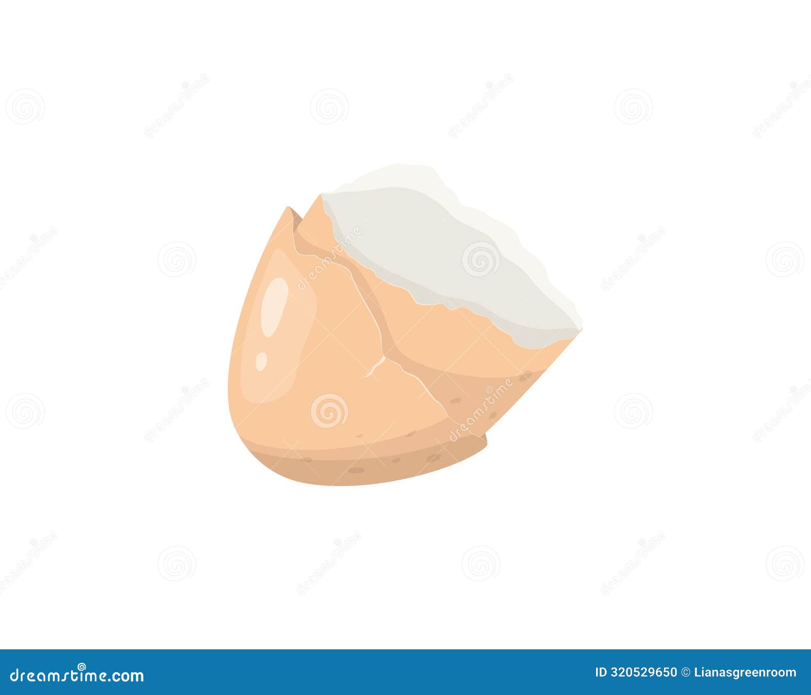 Brocken Eggs. Crack Eggshell. Vector Realistic Break White Shell On ...