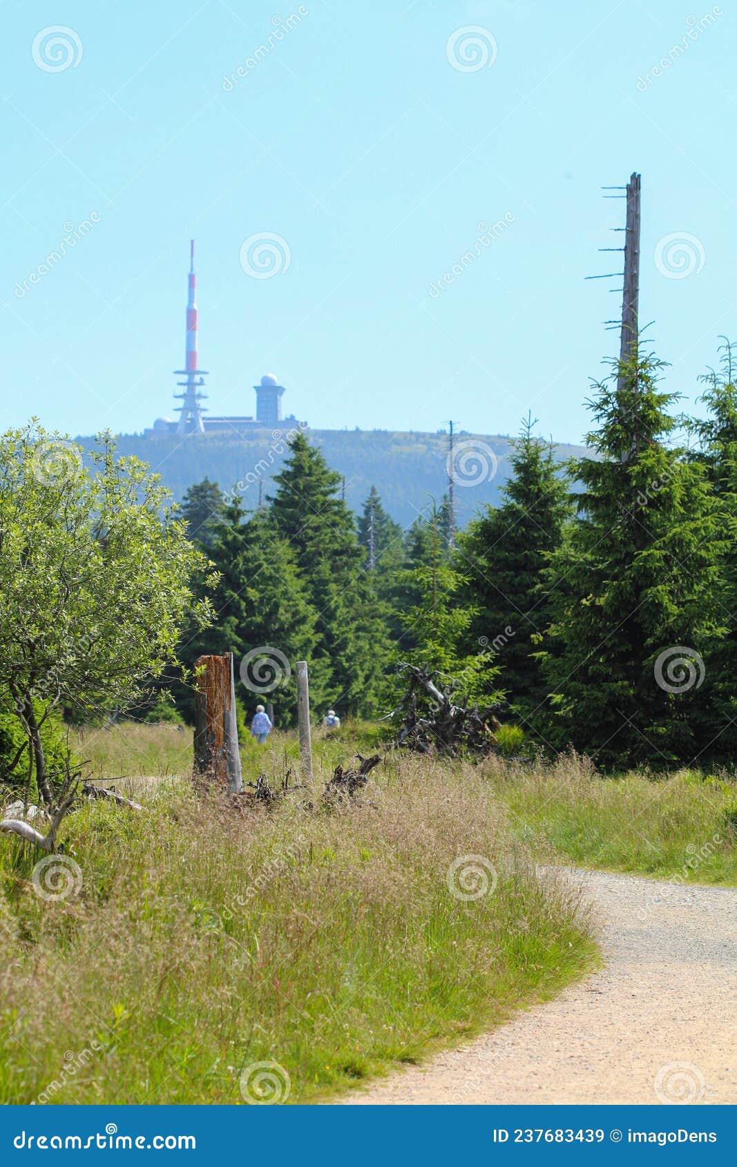 The Brocken Summit in the Harz Mountains Stock Image - Image of area ...