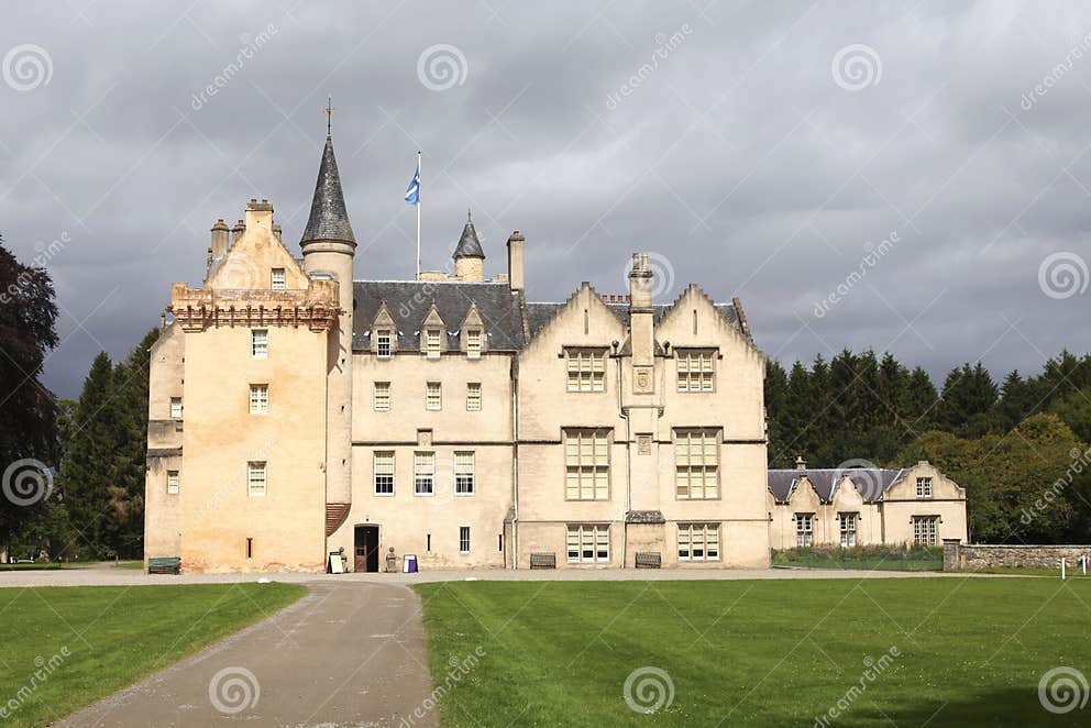 Brodie Castle stock photo. Image of fortress, house, garden - 22678358