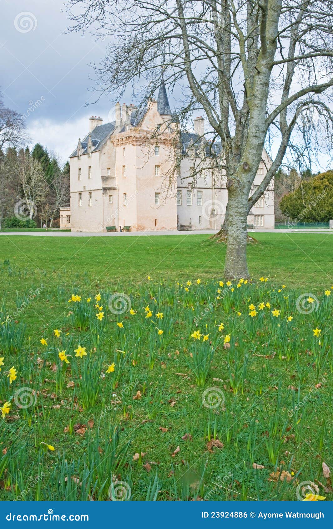 Brodie Castle at Easter stock photo. Image of tourism - 23924886