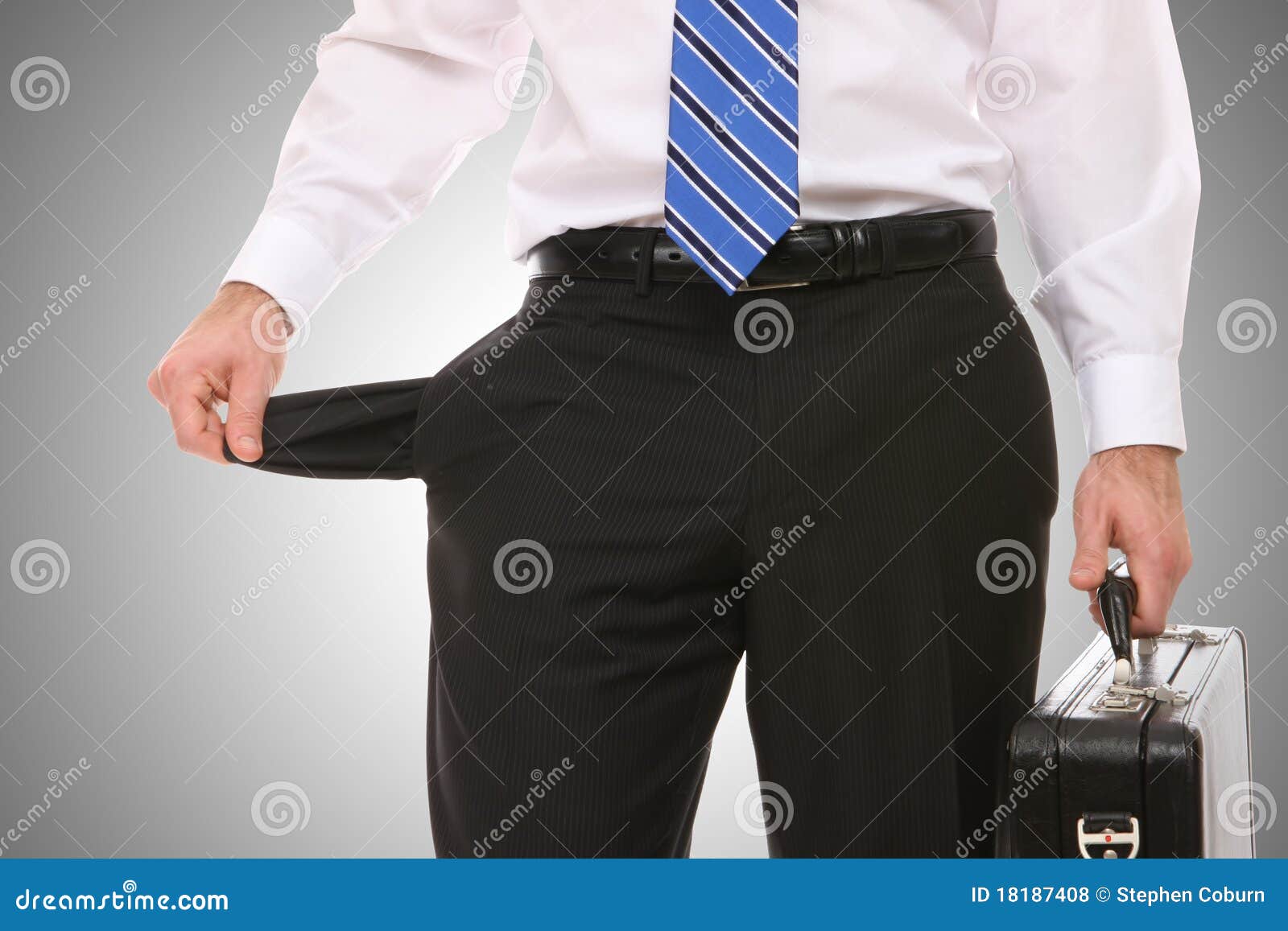Broke Business Man stock photo. Image of cash, penniless - 18187408