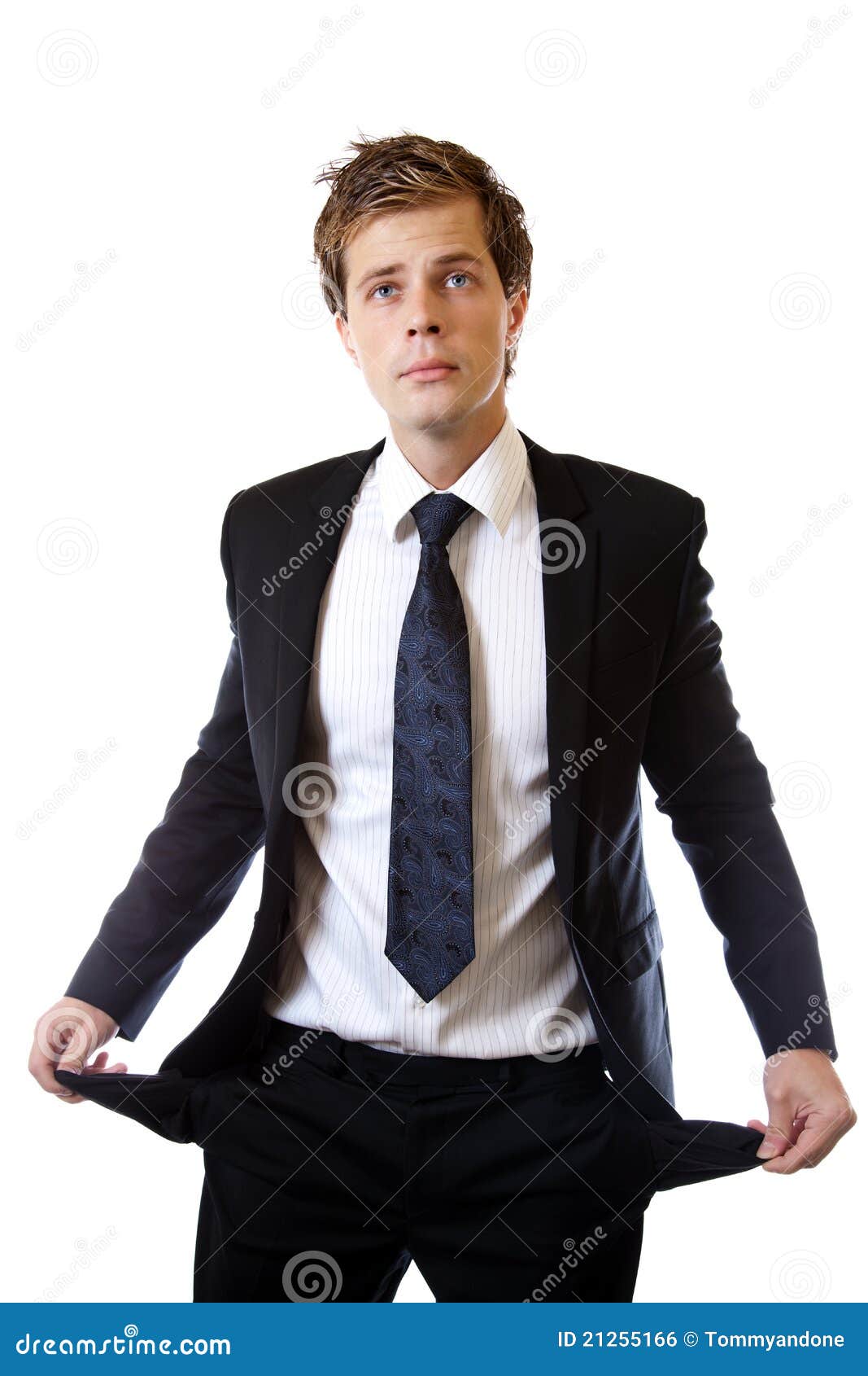 Broke businessman stock photo. Image of executive, corporate - 21255166