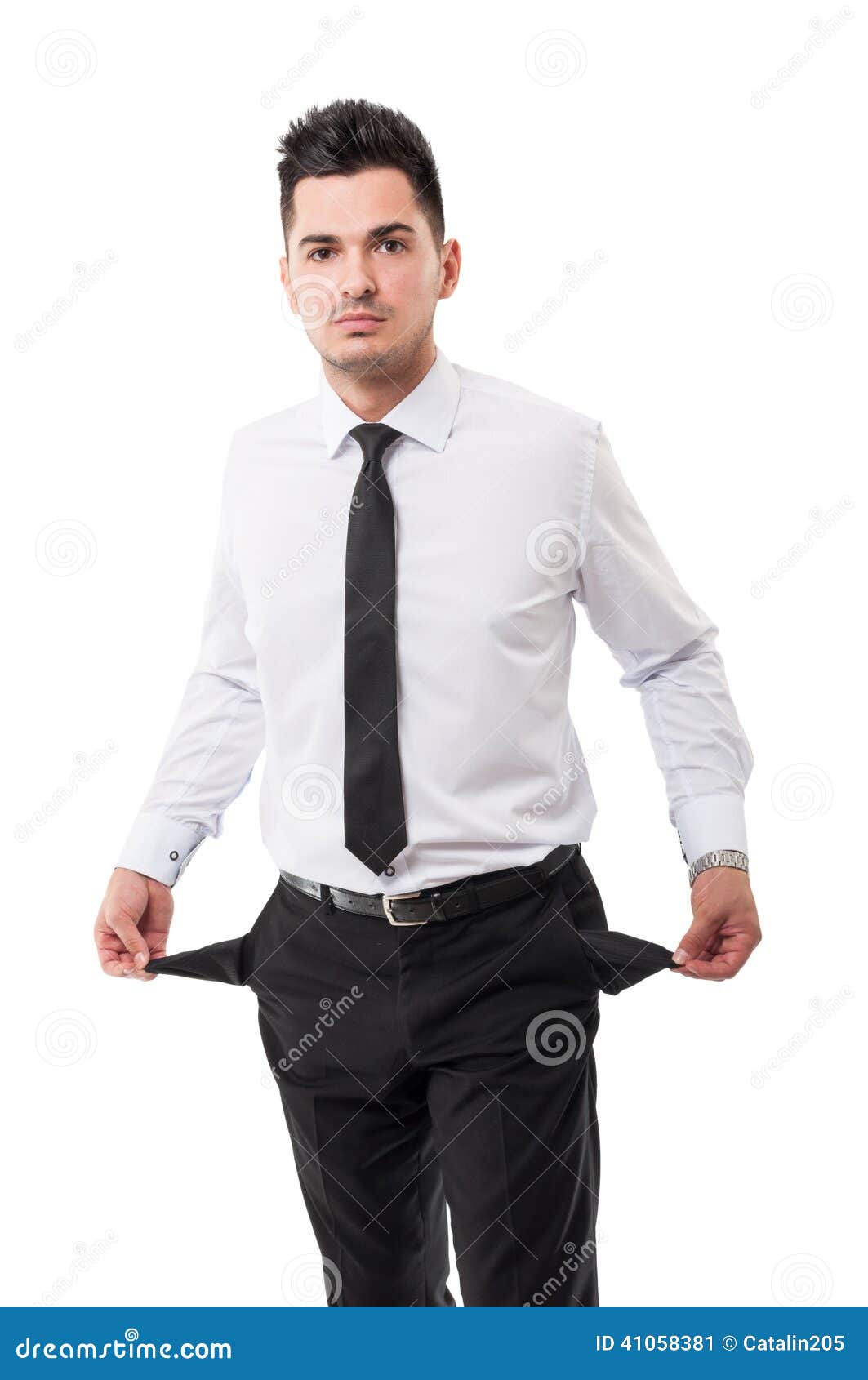 Broke businessman stock image. Image of insolvent, broke - 41058381