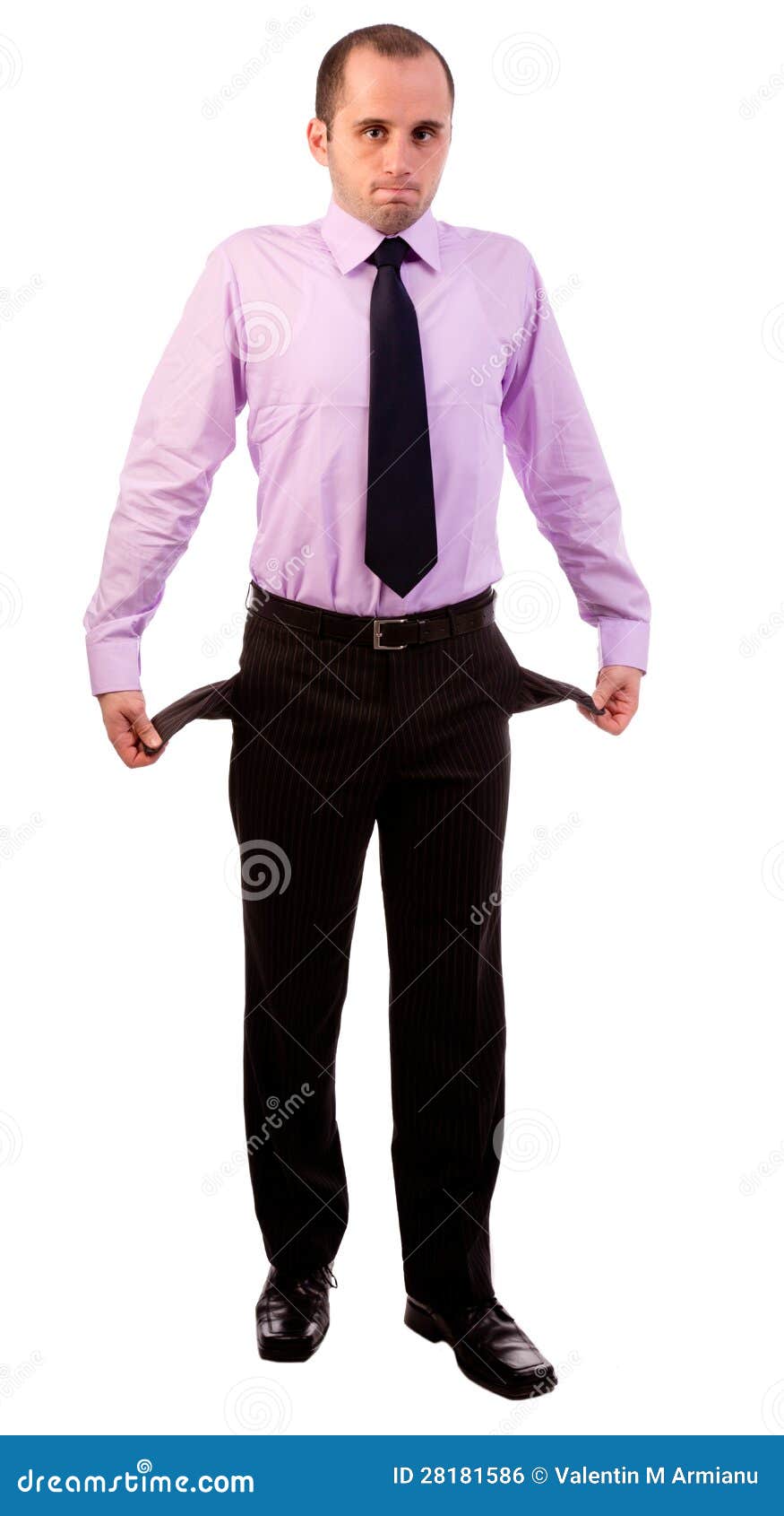 Broke Man stock photo. Image of person, broke, adult - 28181586