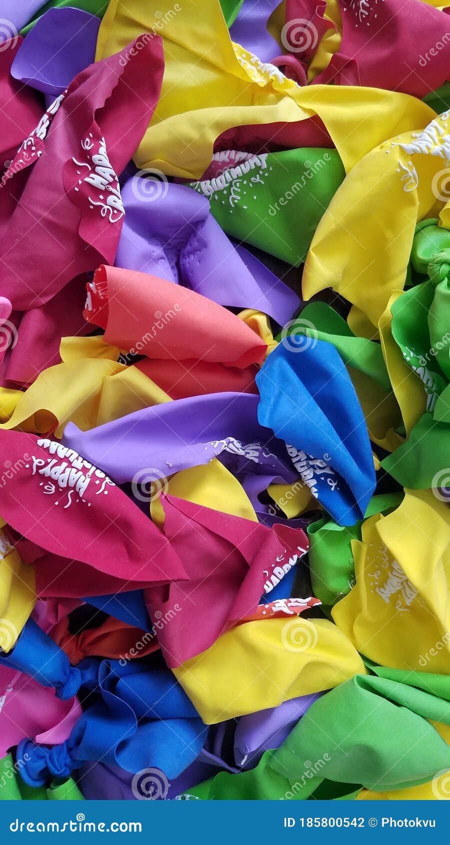 Broken air balloon stock photo. Image of object, ground - 185800542