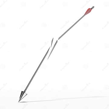 Broken arrow stock illustration. Illustration of hunt - 33437684