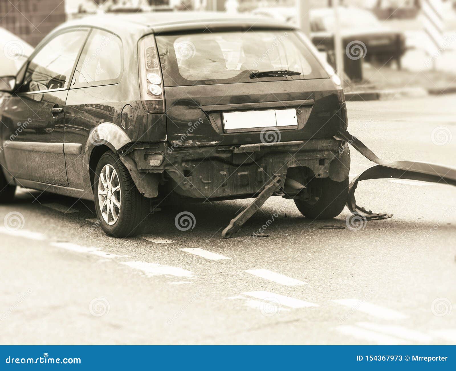 Broken car stock image. Image of smash, damage, compact - 154367973