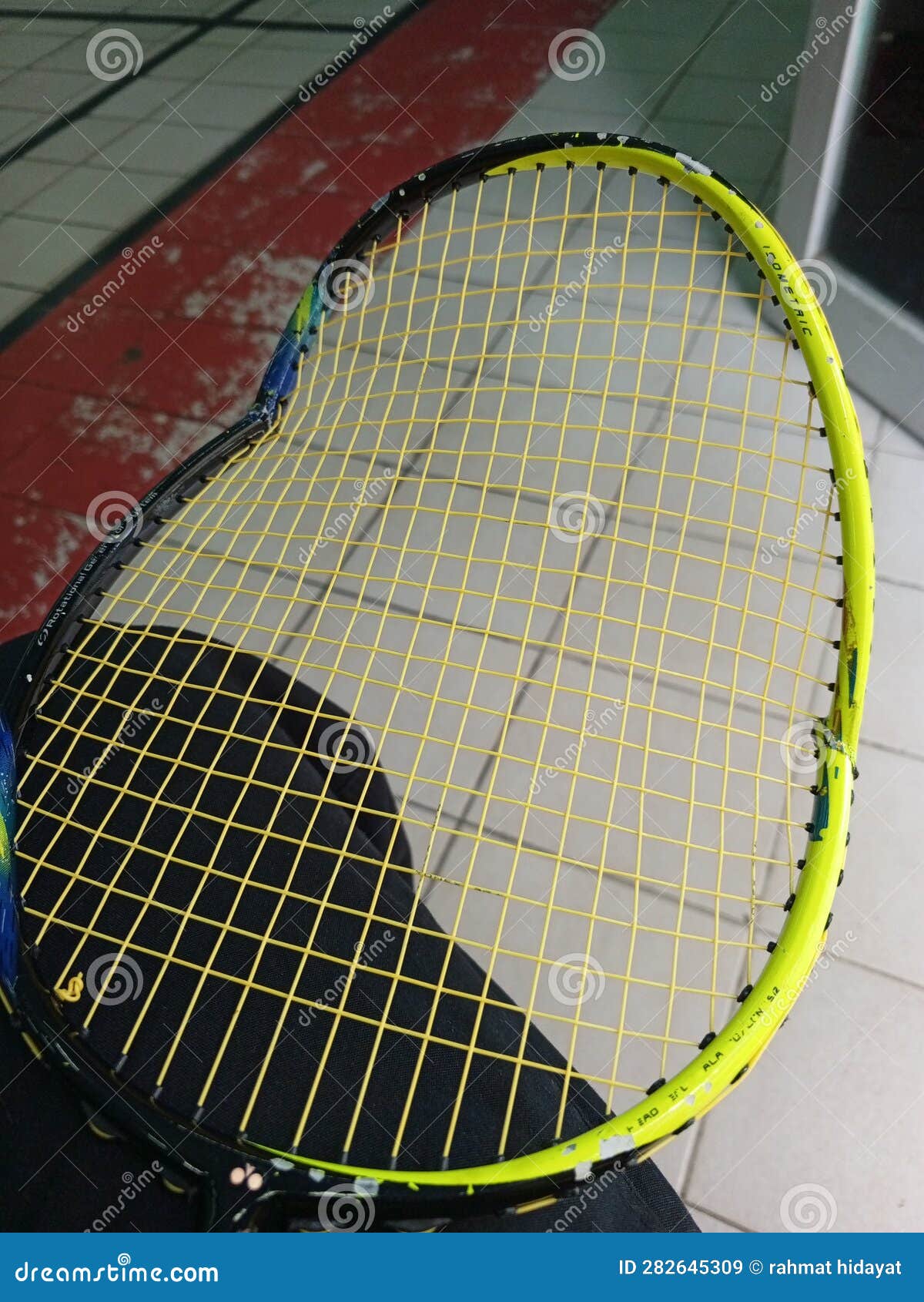Broken Badminton Racket but the Rope Does Not Break Editorial Stock ...