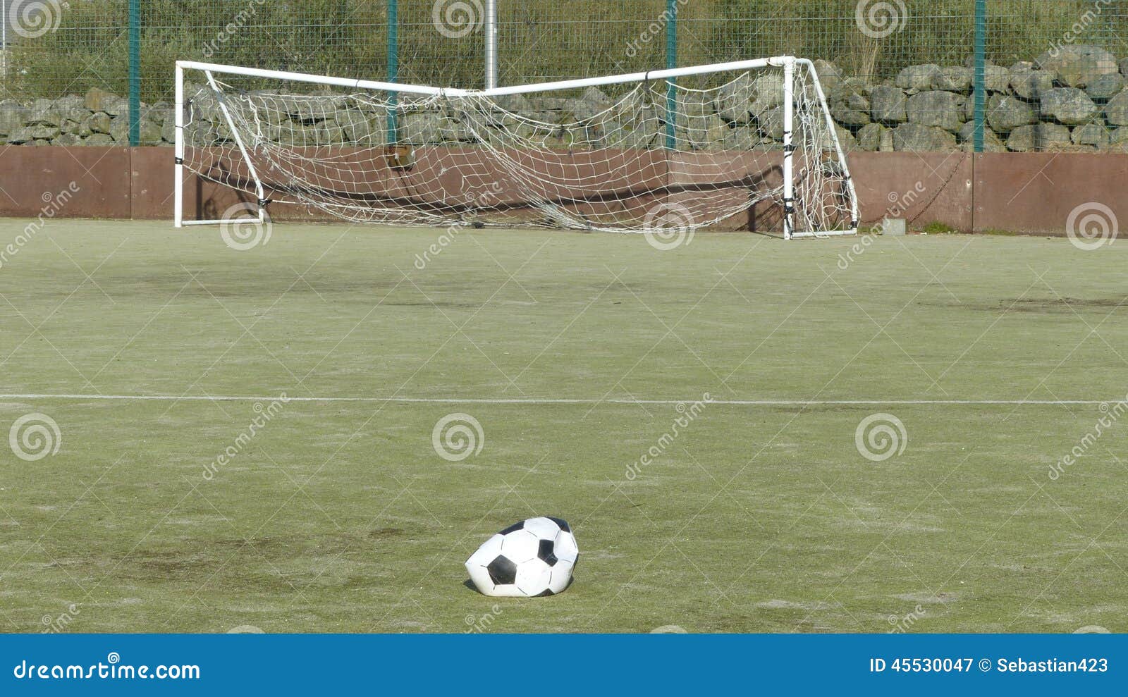 Broken ball broken gateway stock image. Image of grass - 45530047