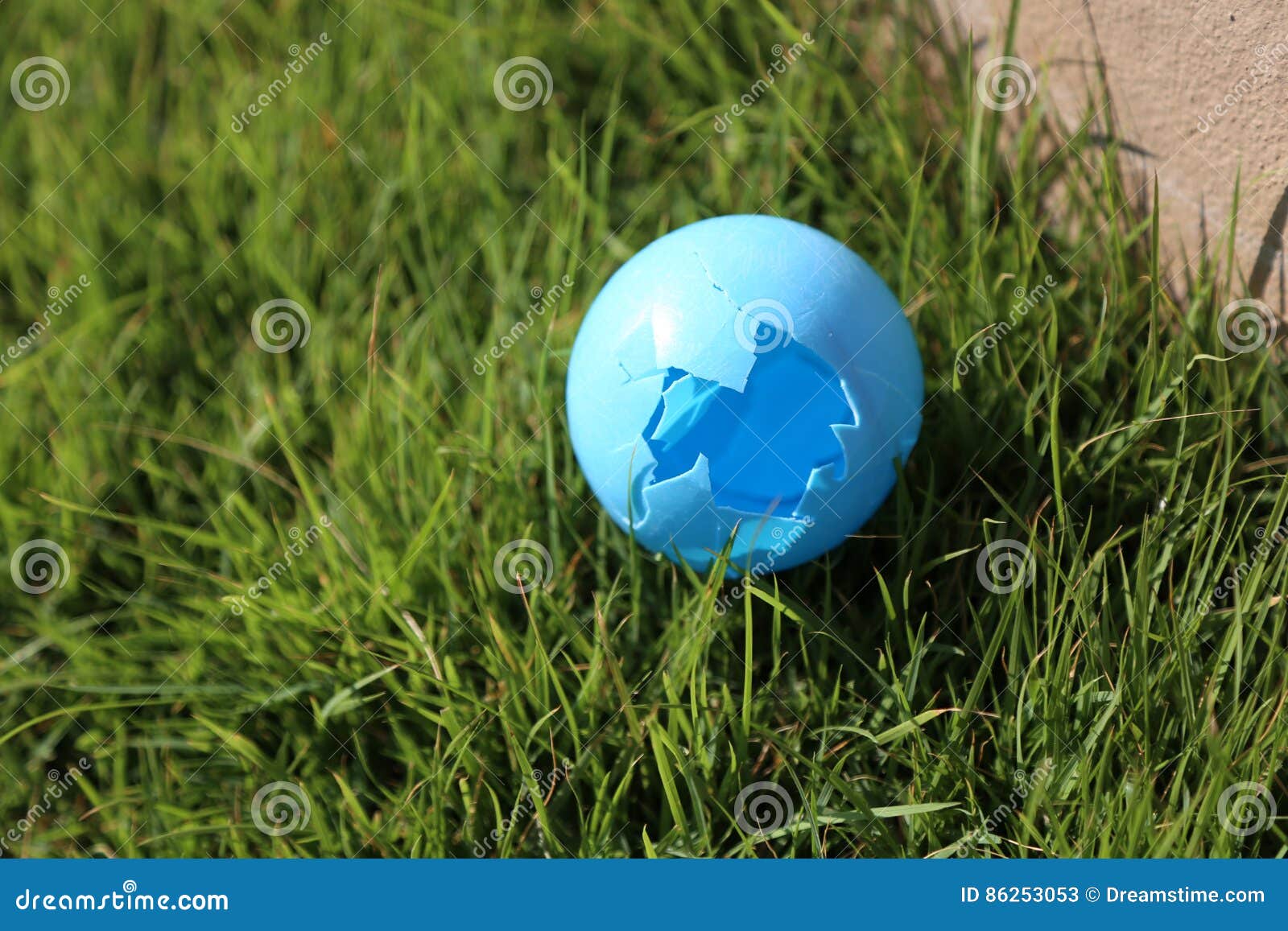 Broken ball stock image. Image of destroyed, yard, ball - 86253053