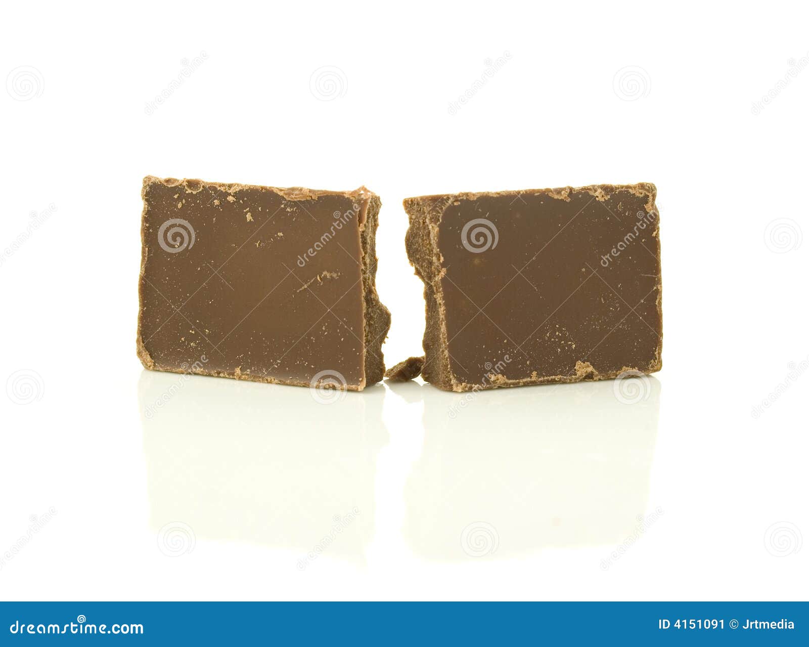 Broken bar of chocolate stock image. Image of background - 4151091