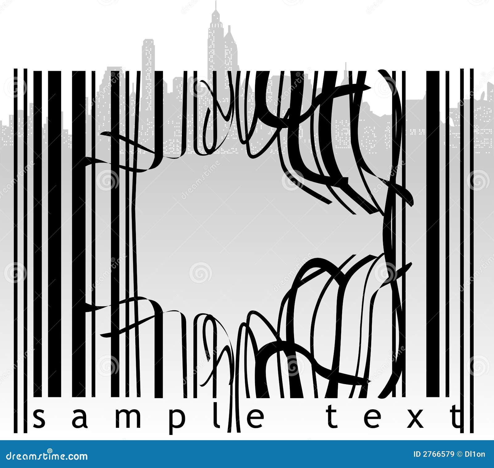 Barcode Cartoon Vector | CartoonDealer.com #13182119