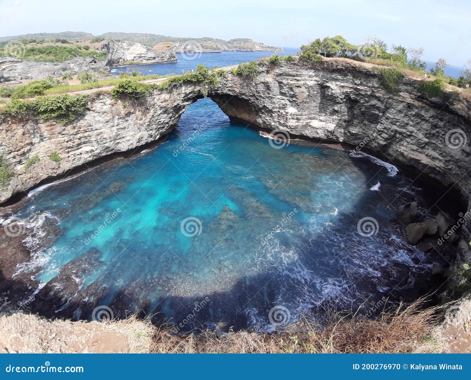 Broken Beach Bali stock photo. Image of islet, ocean - 200276970