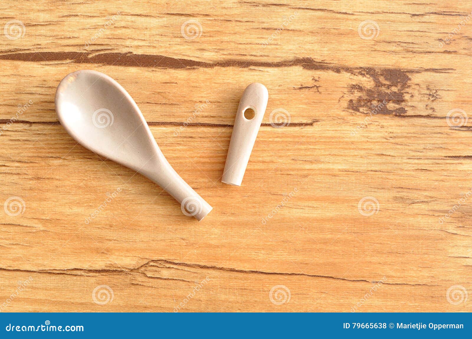 Broken Beige Glass Teaspoon Stock Photo - Image of teaspoon, white ...