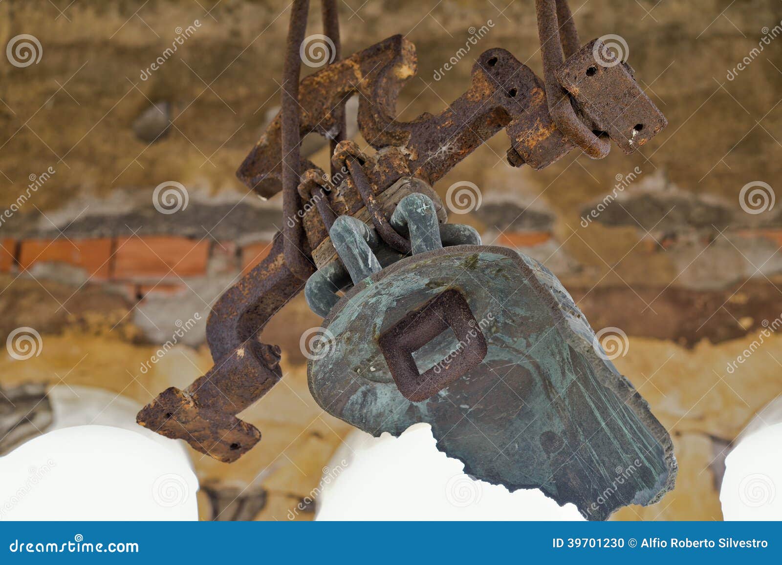 Broken bell stock photo. Image of bell, retro, freedom - 39701230