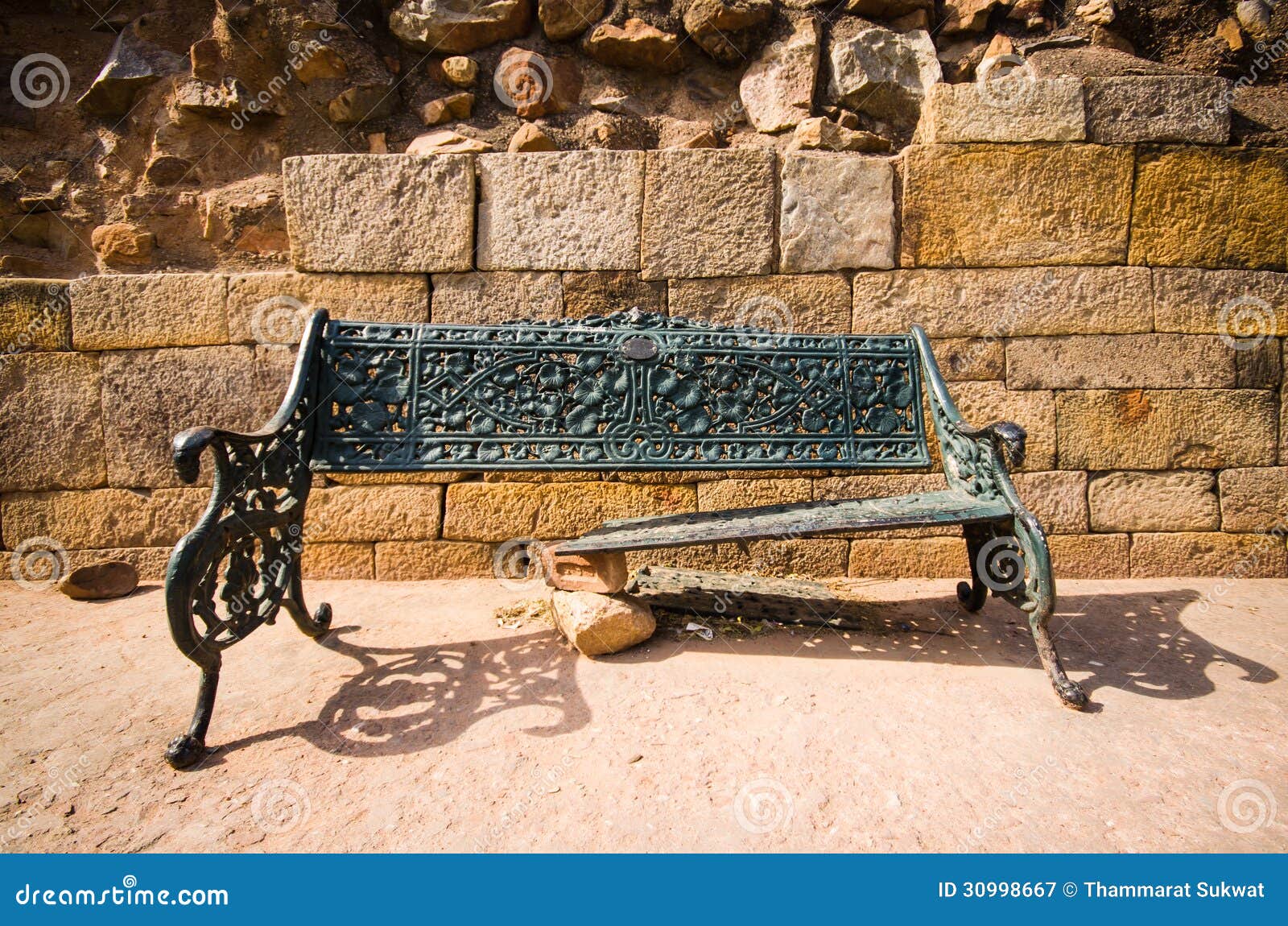 Broken Bench Royalty-Free Stock Photo | CartoonDealer.com #30998667