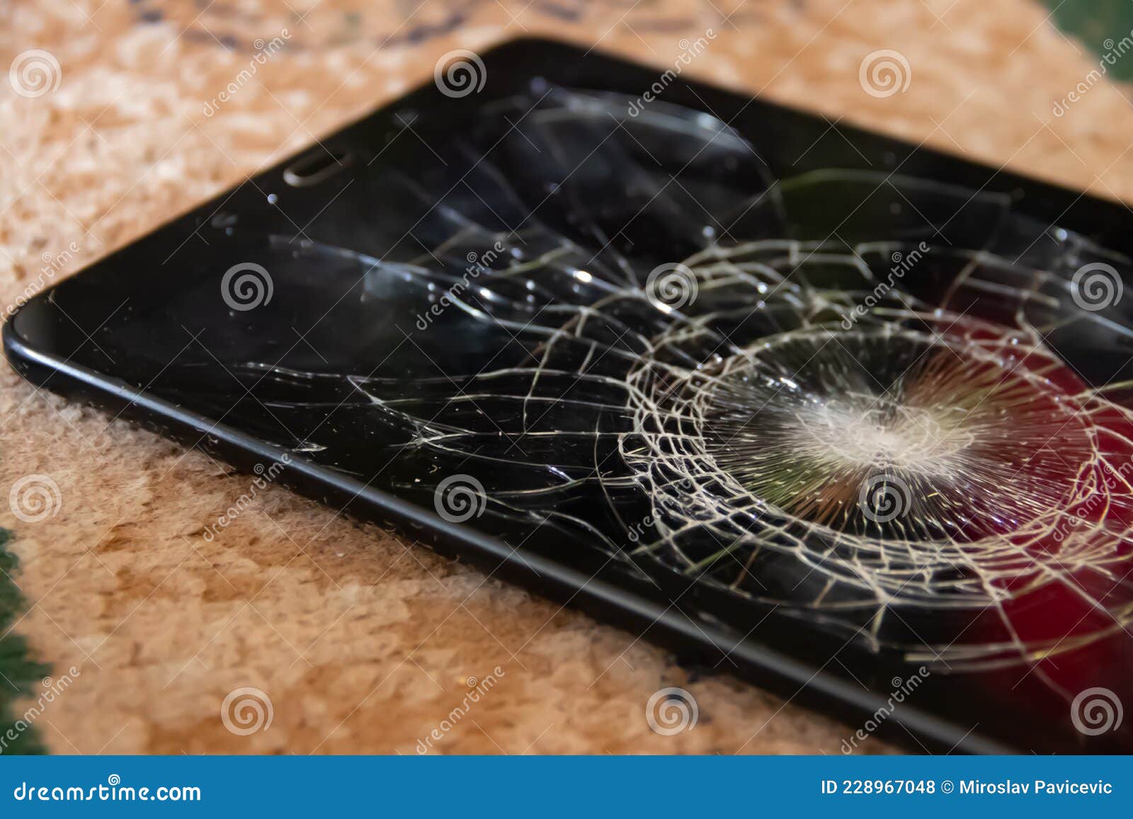 Broken Black Screen on Personal Notebook Editorial Stock Photo - Image ...