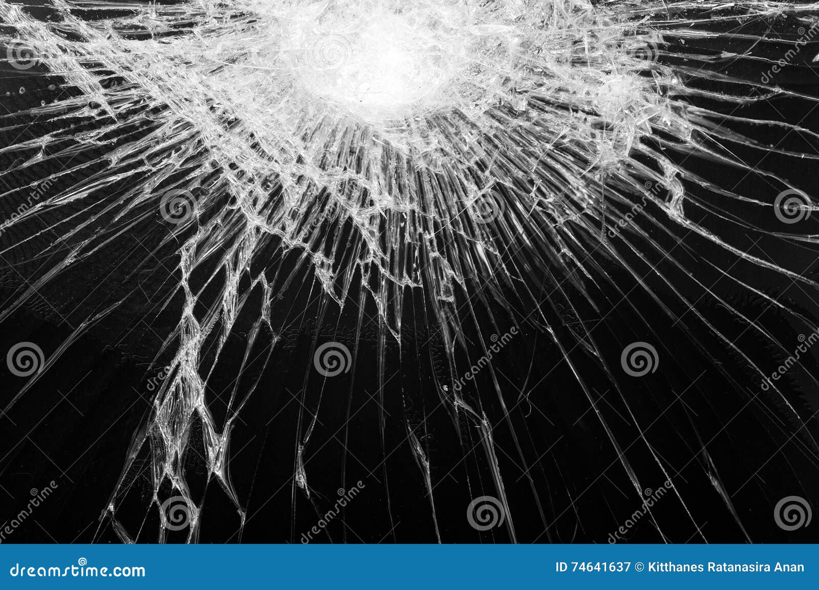Broken Black Screen of the Smartphone Close Up Stock Image - Image of ...