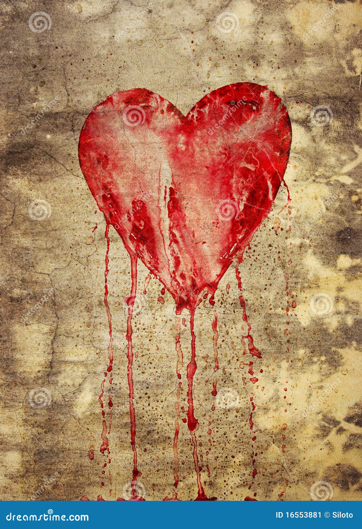 Shattered Bleeding Heart Drawings