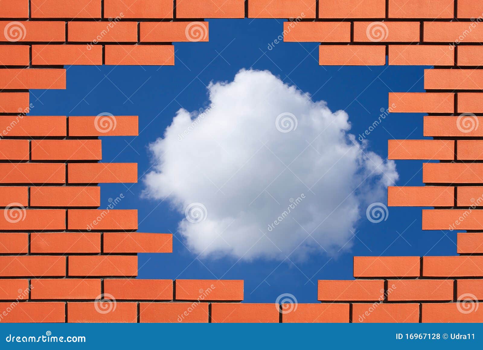 Broken Brick Walls And An Old Broken Plastic Tank Royalty-Free Stock ...