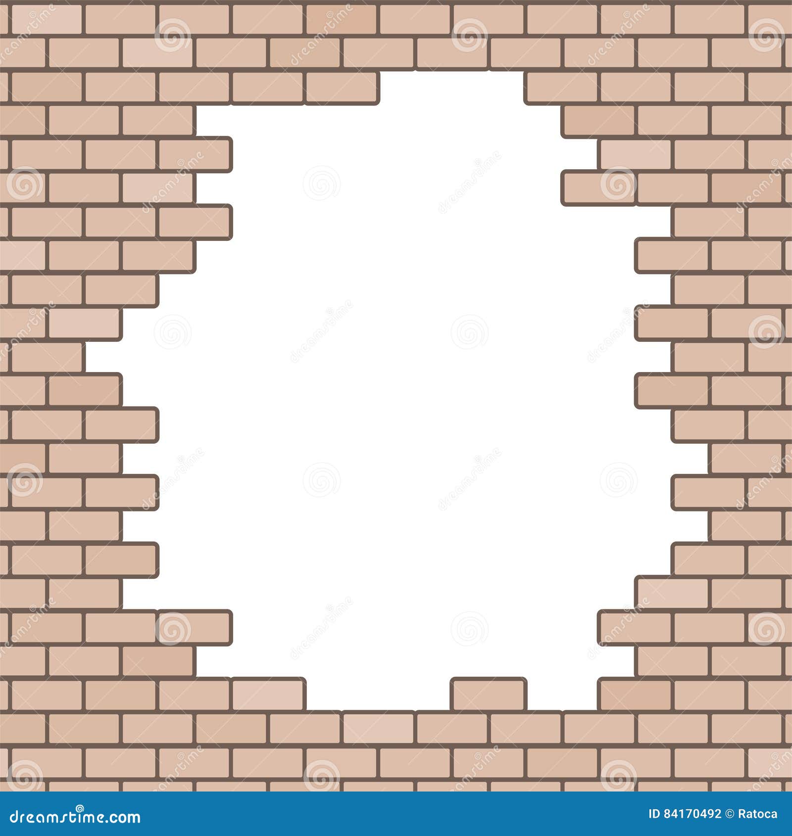Broken Brick Wall Background Stock Illustrations – 3,782 Broken Brick ...