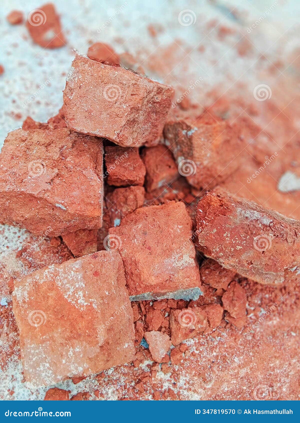 Broken Bricks And Construction Garbage Stock Photography ...