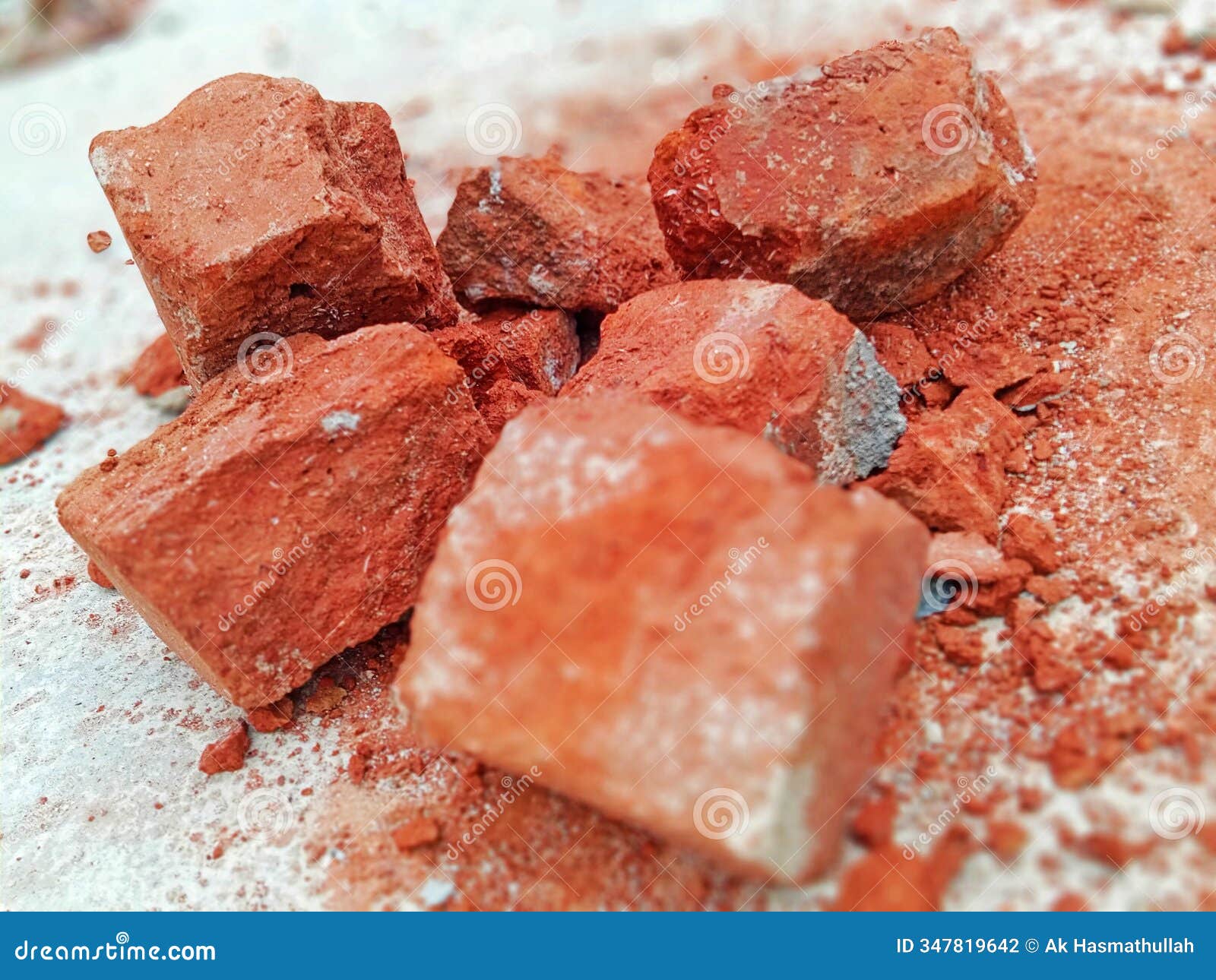 Broken Bricks And Construction Garbage Stock Photography ...