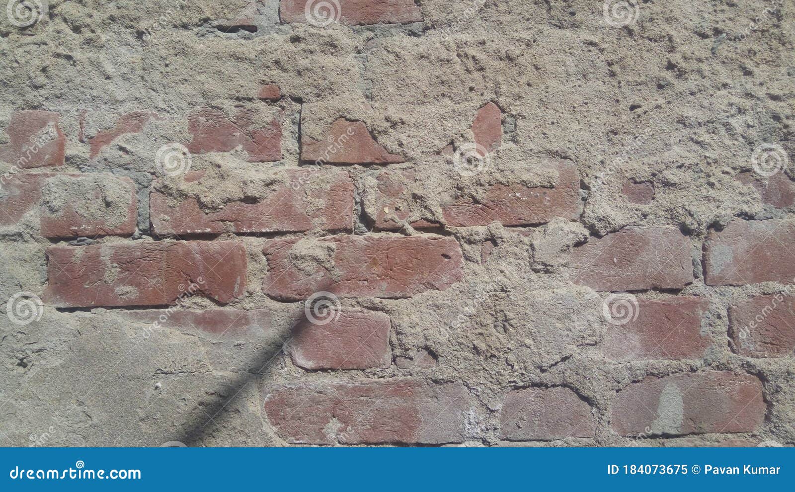 Broken Bricks and Sand of Third Wall Stock Image - Image of bricks ...