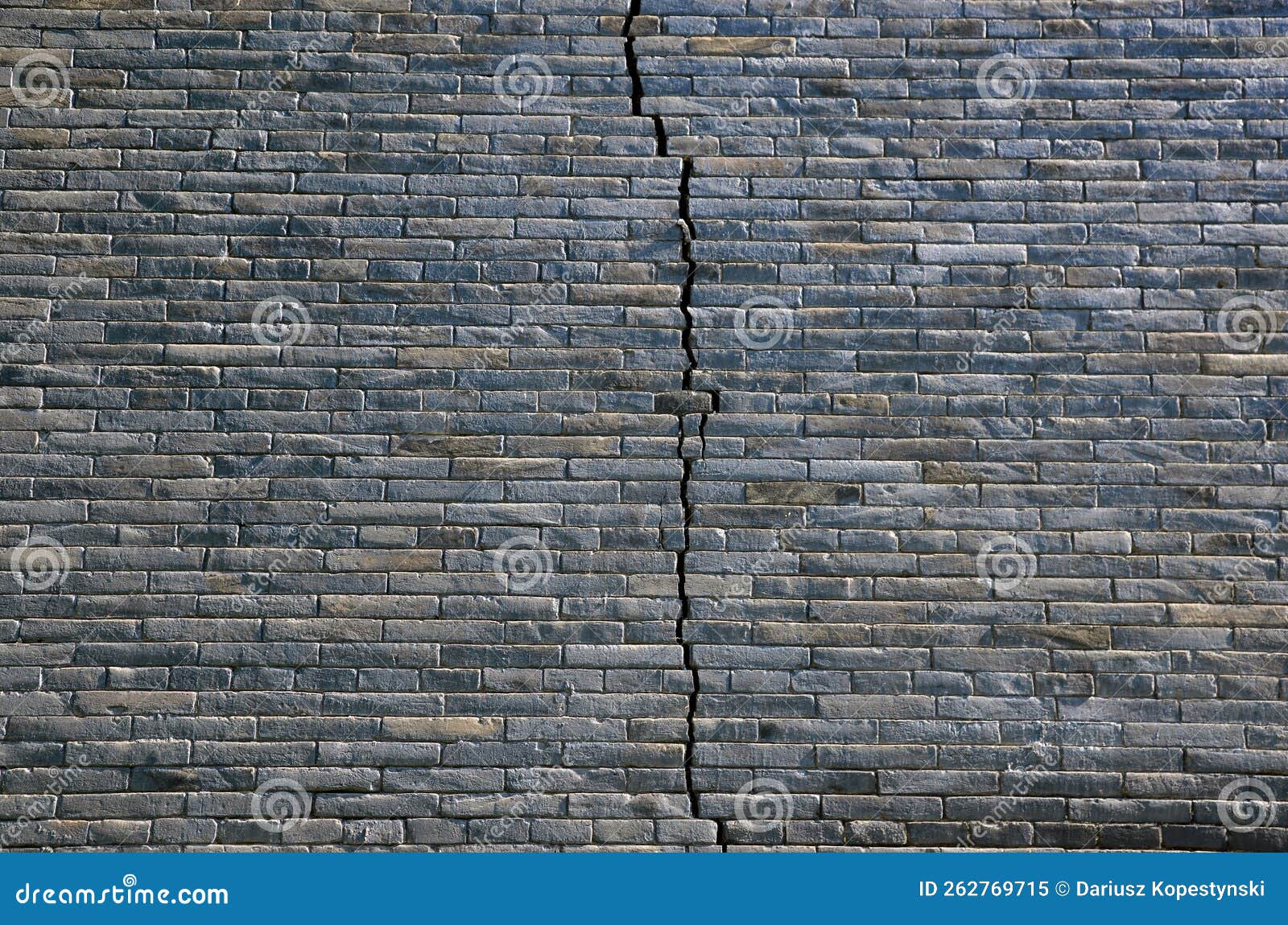 Broken bricks wall stock image. Image of background - 262769715