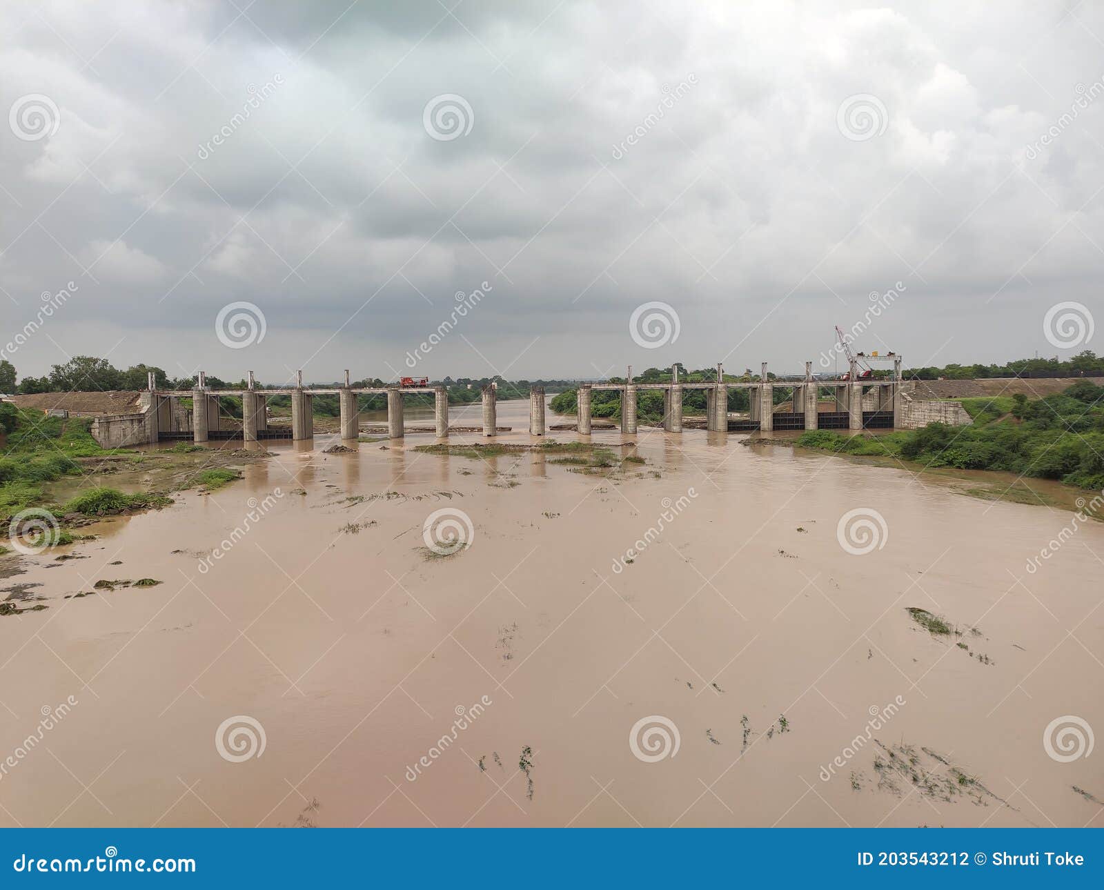 Broken bridge in India stock photo. Image of maharashtra - 203543212