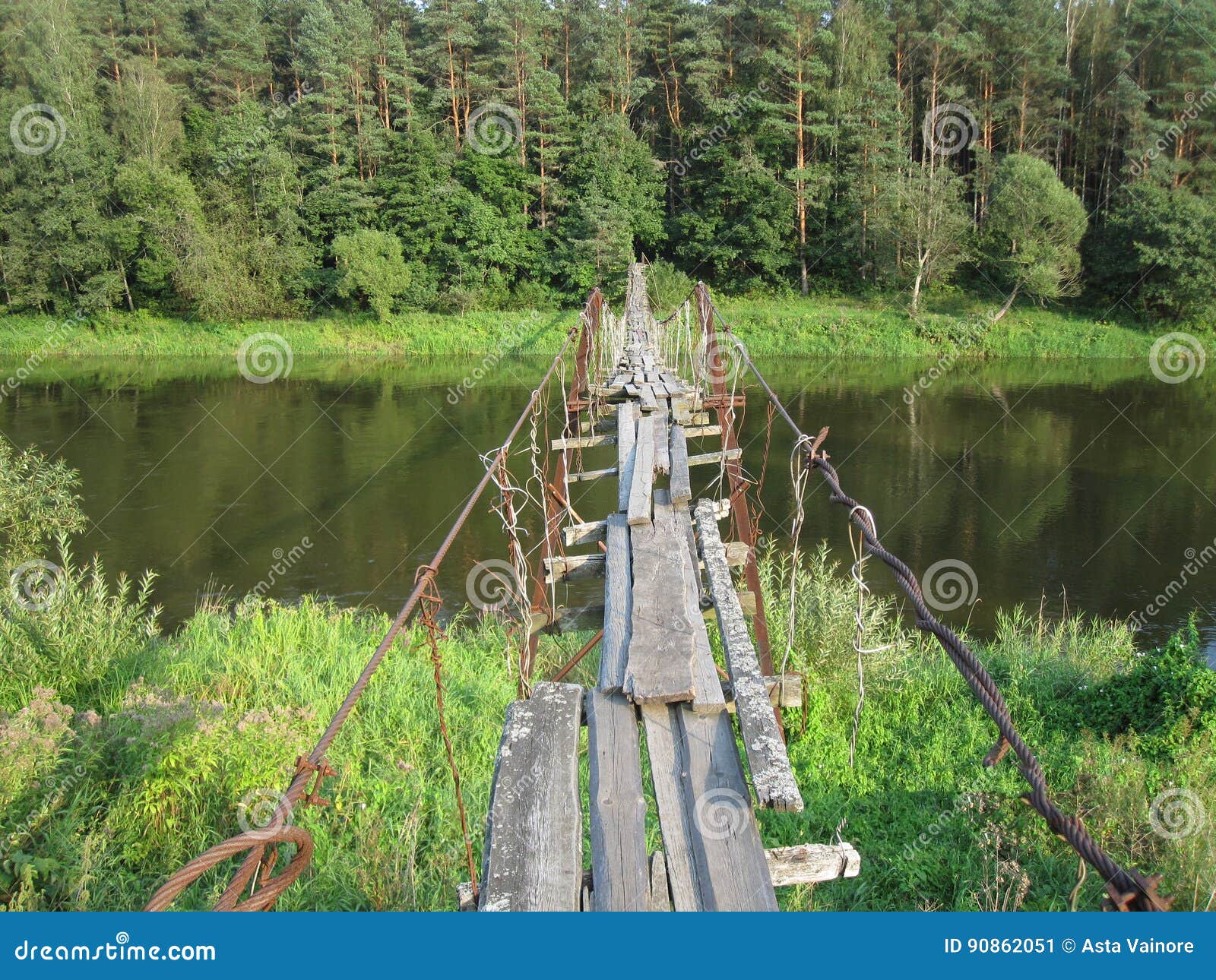 Broken bridge stock image. Image of bridge, footbridge - 90862051