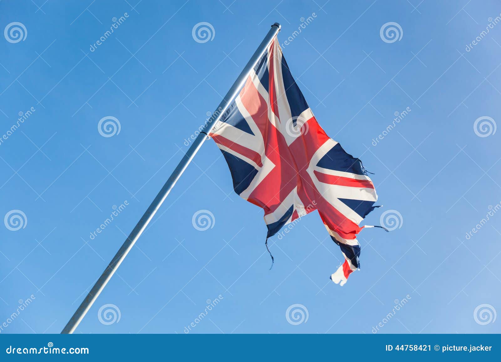 Broken british empire stock image. Image of broken, banner - 44758421