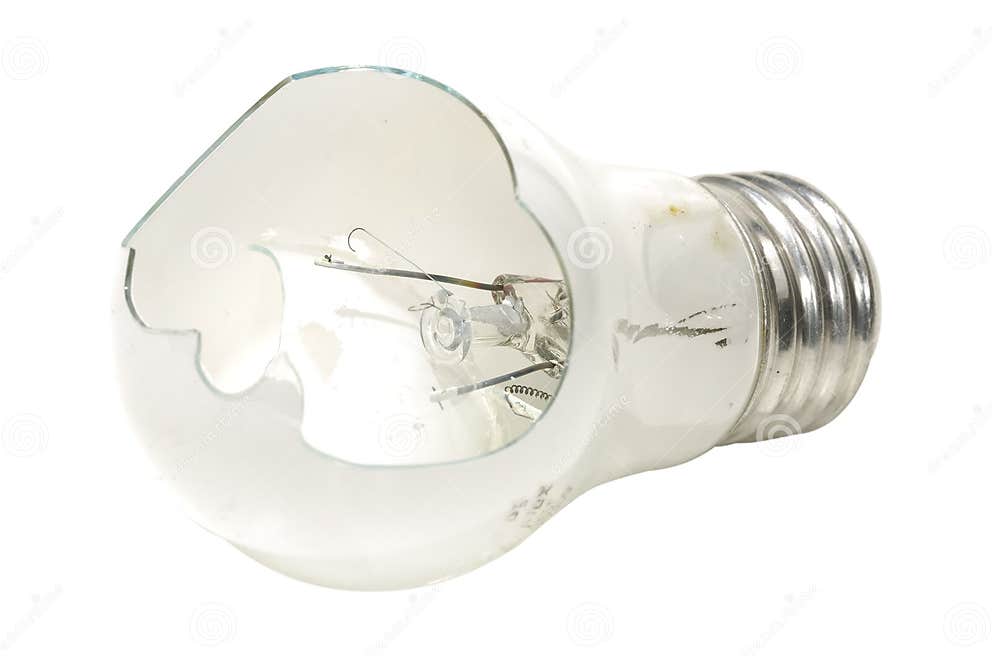 Broken Bulb stock photo. Image of socket, electrical, filament - 1194780