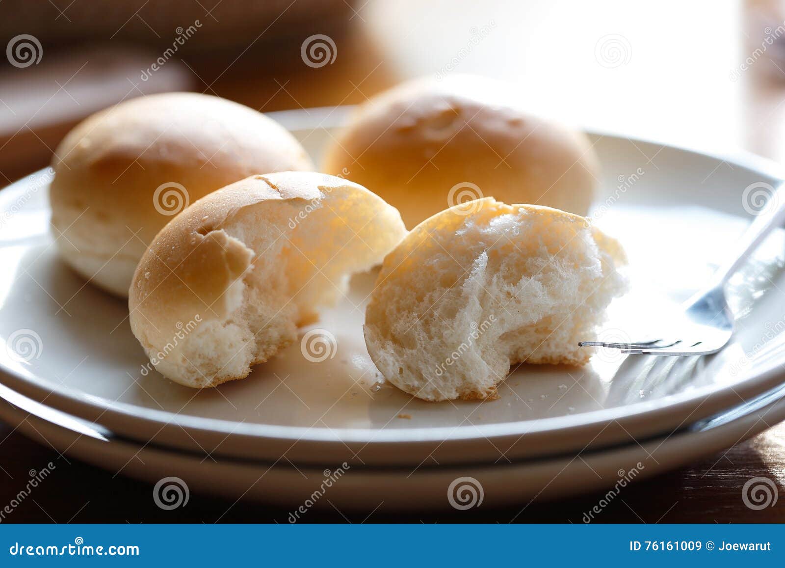 Broken buns stock image. Image of healthy, tear, grain - 76161009
