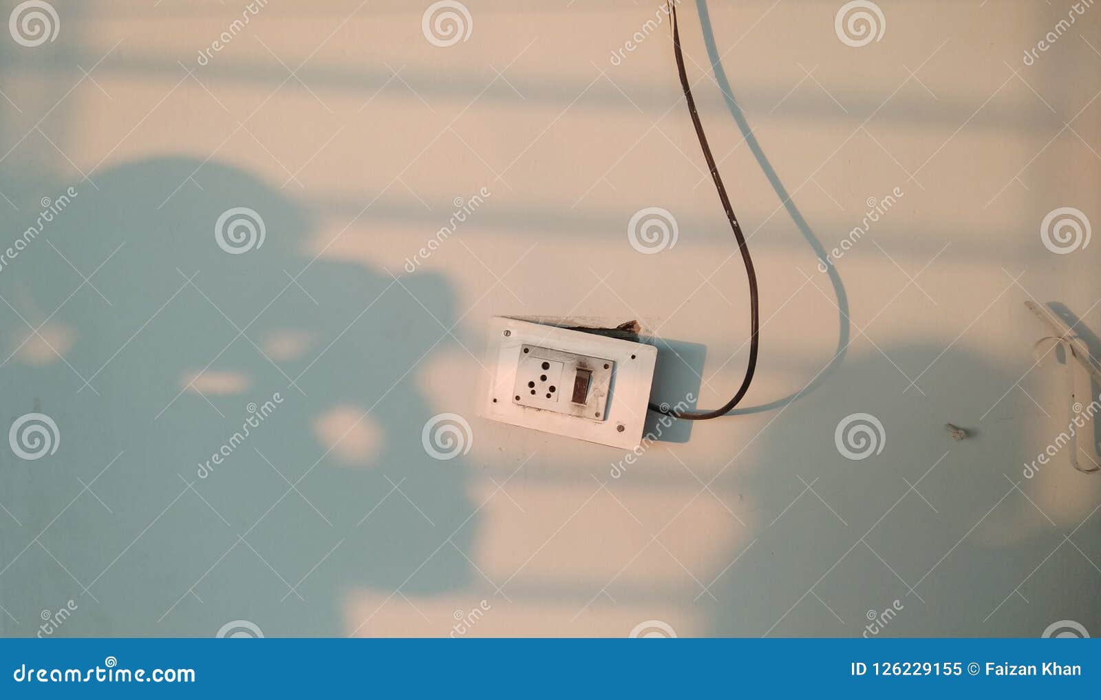 Broken and Burnt Electric Switchboard Stock Image - Image of electrical ...