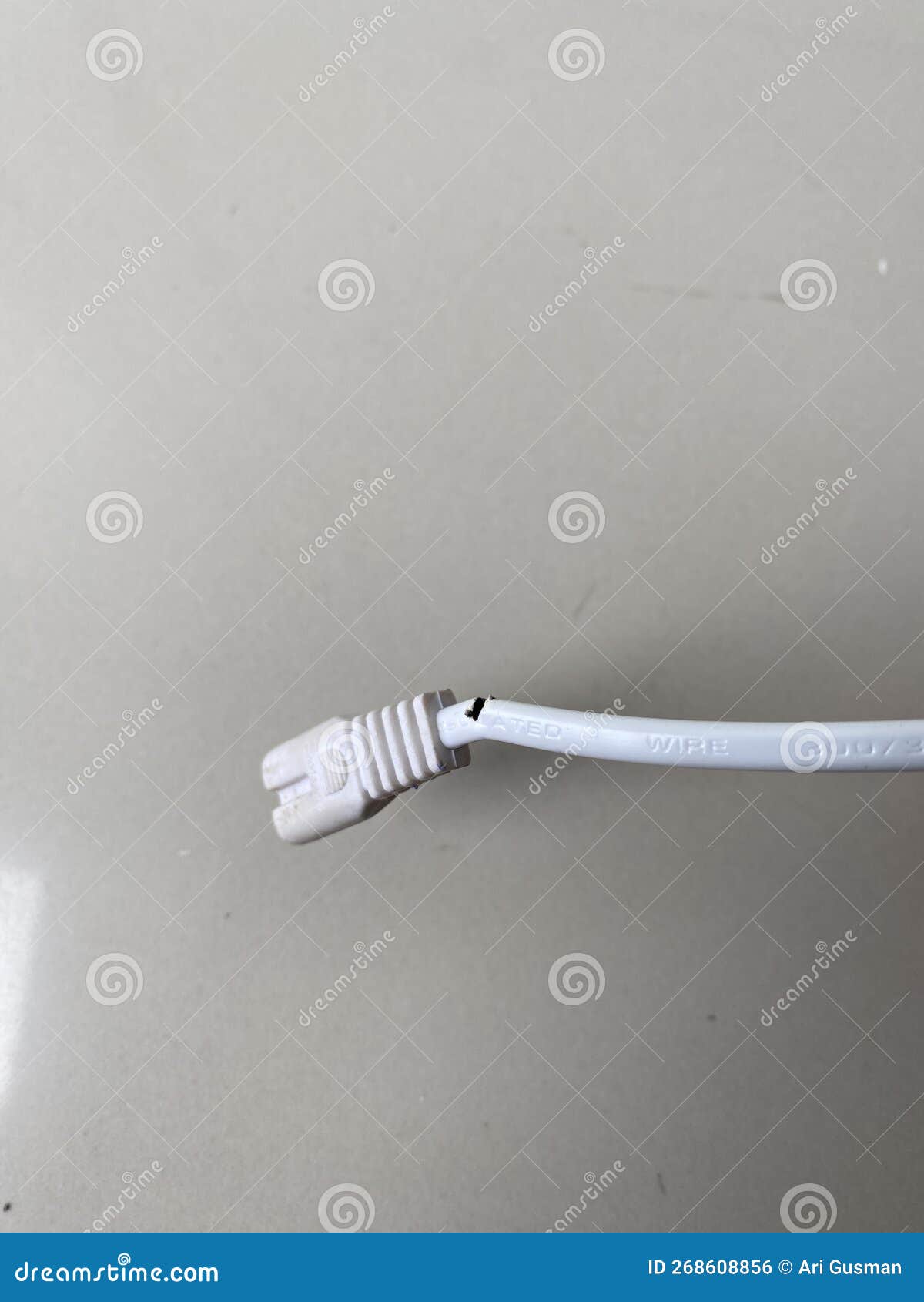 Broken Cable Cause of Mouse Stock Photo - Image of light, drawing ...