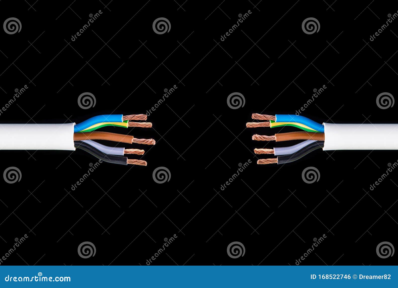 A Broken Cable In The Hands Of A Mechanic Royalty-Free Stock ...