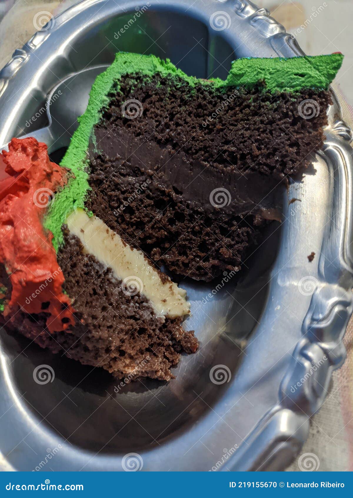 Broken Cake With Syrup Blood Royalty-Free Stock Photography ...
