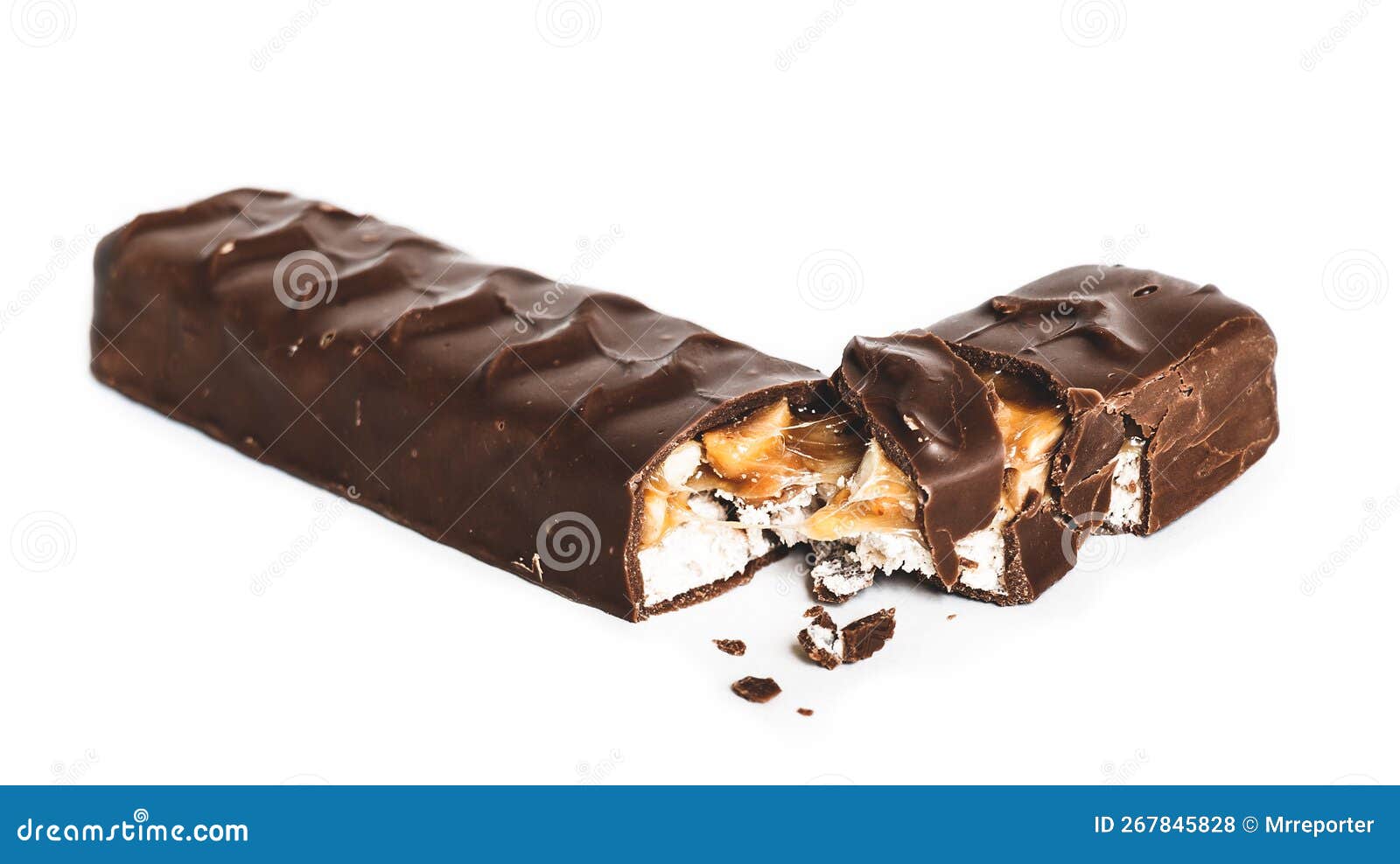 Broken candy bar stock photo. Image of tasty, confectionery - 267845828
