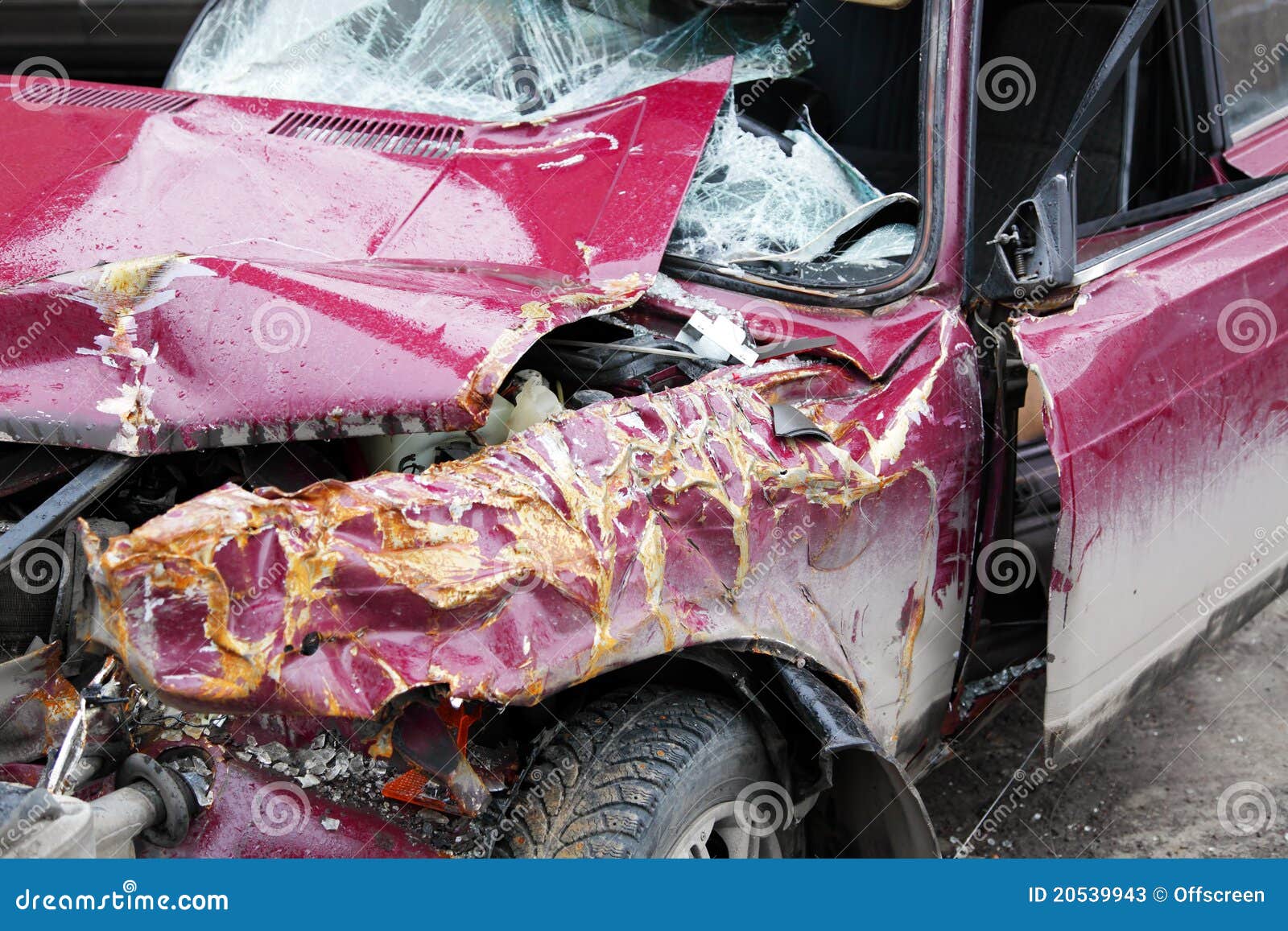 Broken car stock image. Image of accidents, vehicle, automobile - 20539943