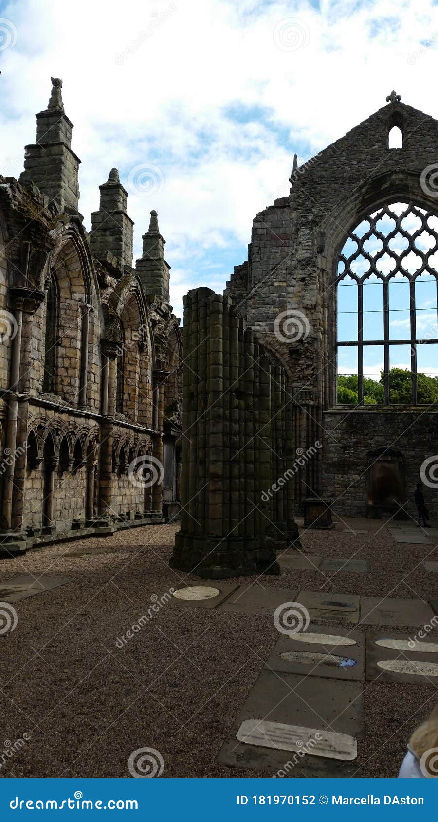 Broken Castle in Scotland stock photo. Image of broken - 181970152