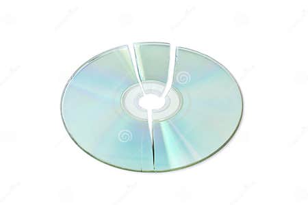 Broken cd stock image. Image of vector, copy, data, audio - 15449293