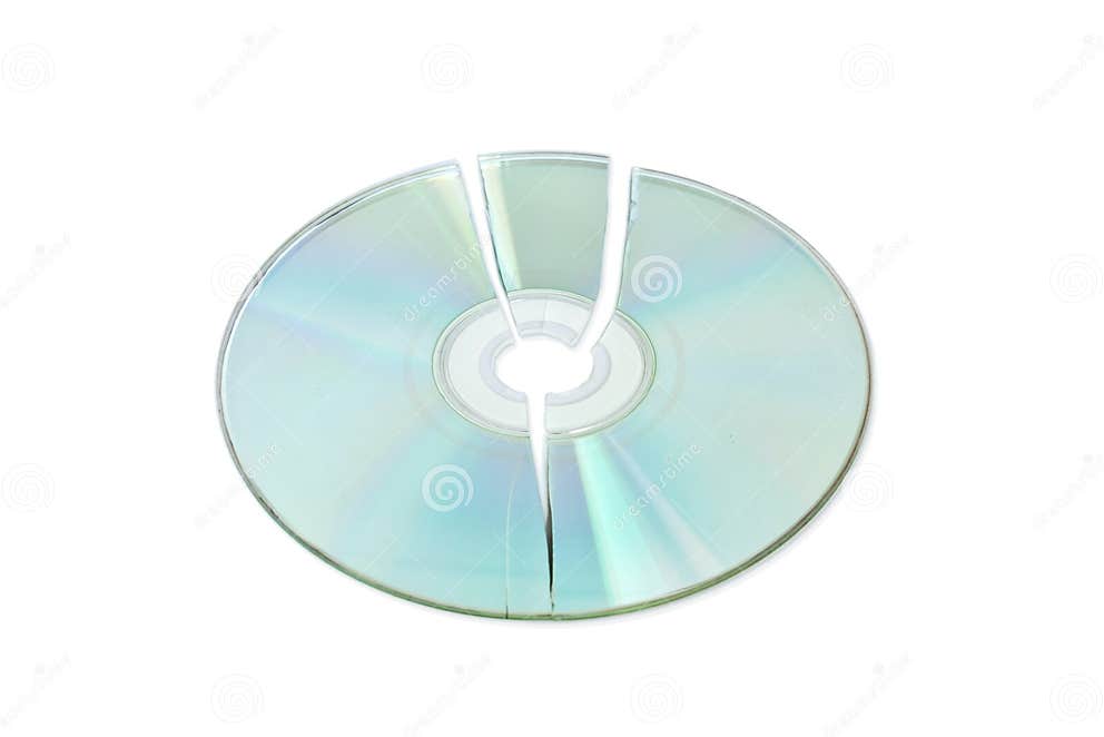 Broken cd stock image. Image of vector, copy, data, audio - 15449293