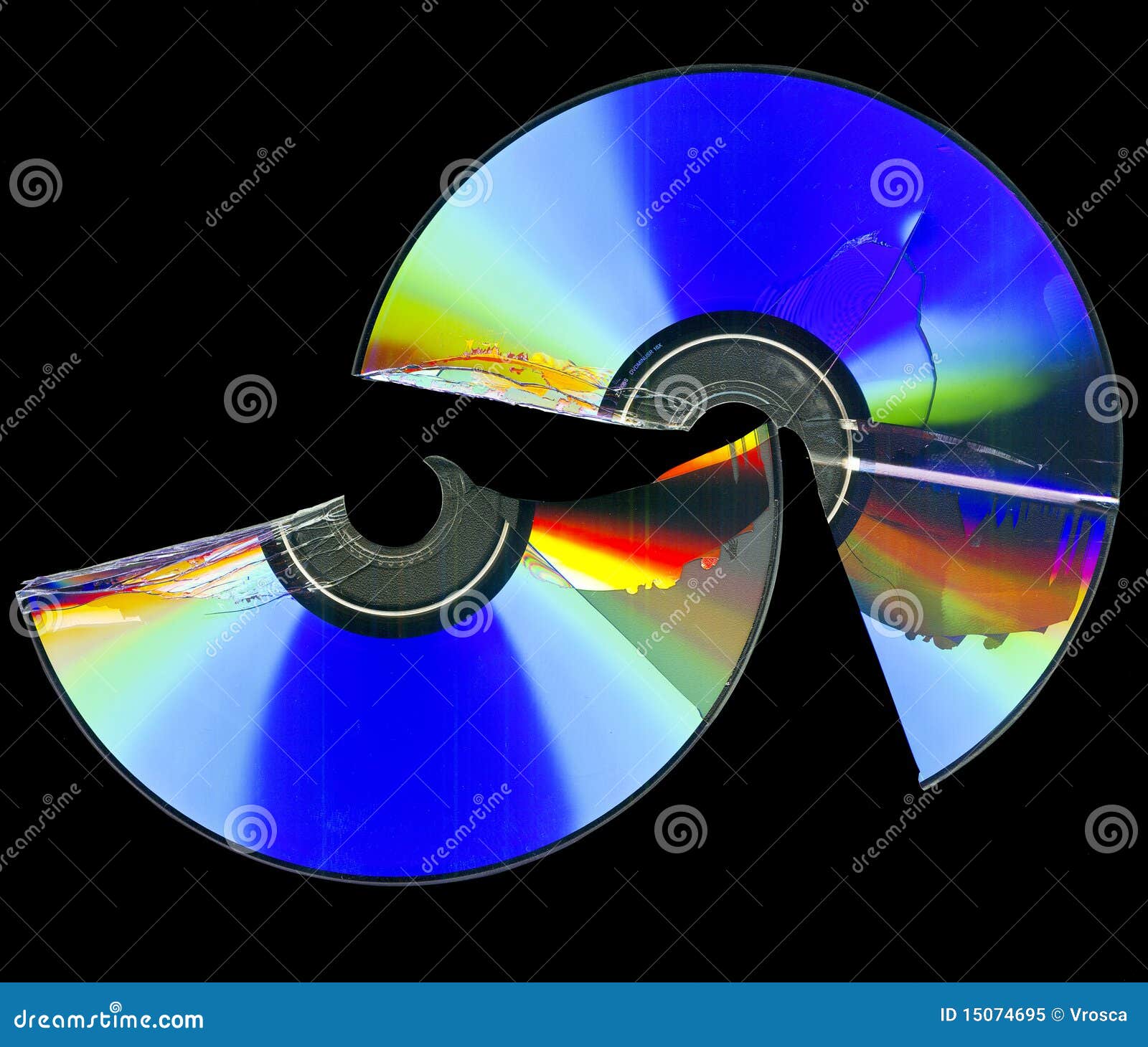 Broken cd rom scan stock image. Image of copy, burn, backup - 15074695
