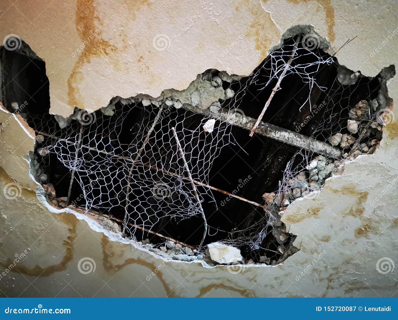 Broken Ceiling Royalty-Free Stock Photo | CartoonDealer.com #103006545