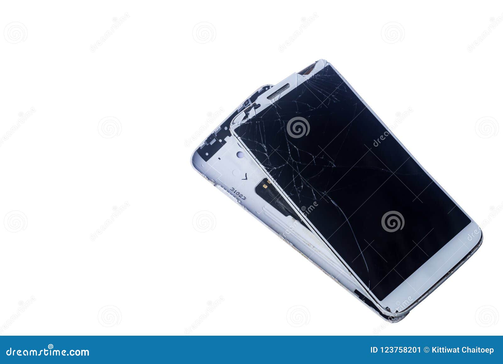 A broken cellphone stock image. Image of fixing, mobile - 123758201
