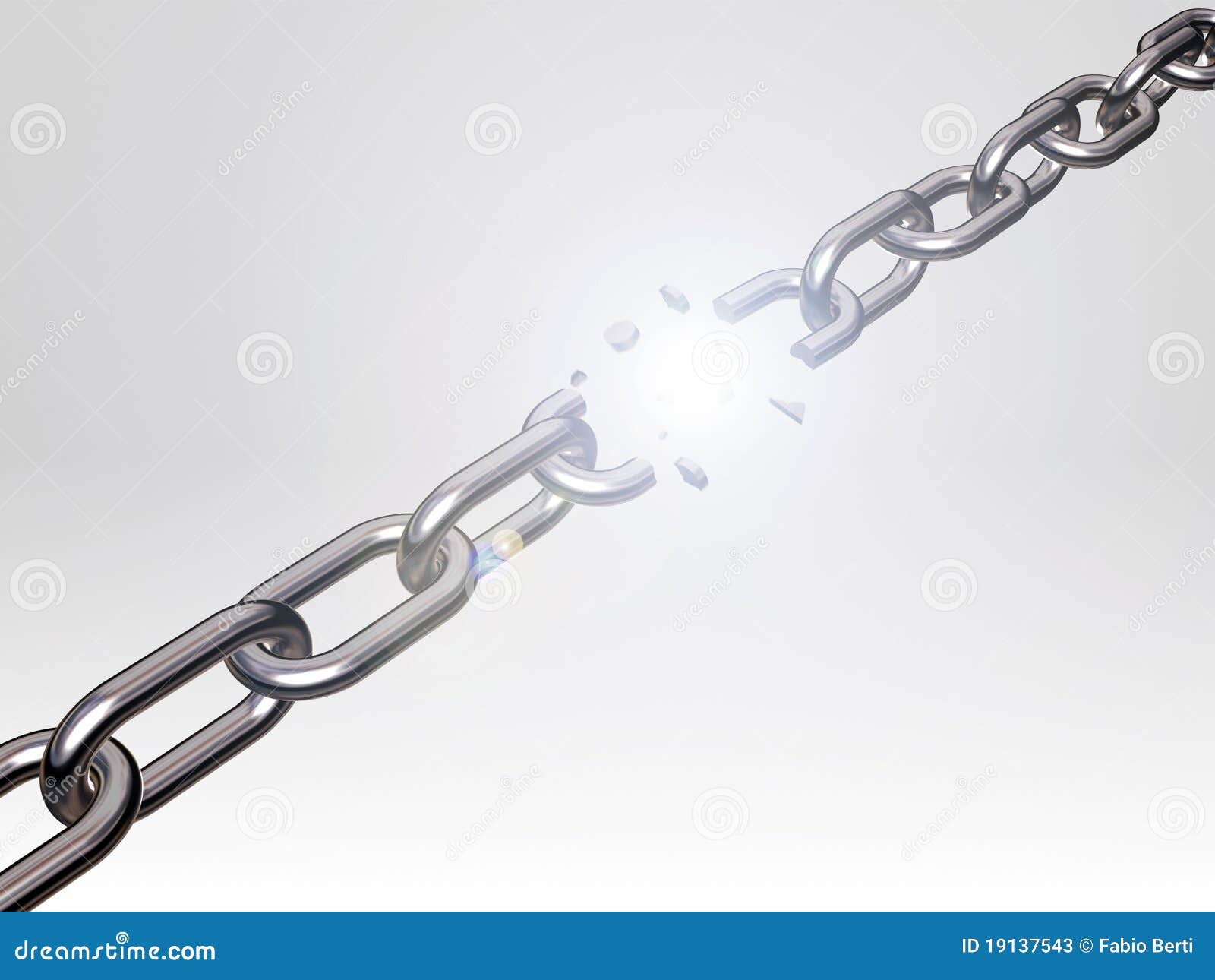 Broken chain stock illustration. Illustration of broken - 19137543