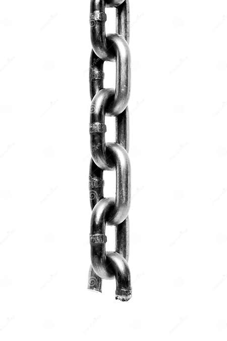 Broken chain stock photo. Image of crime, white, macro - 2240218